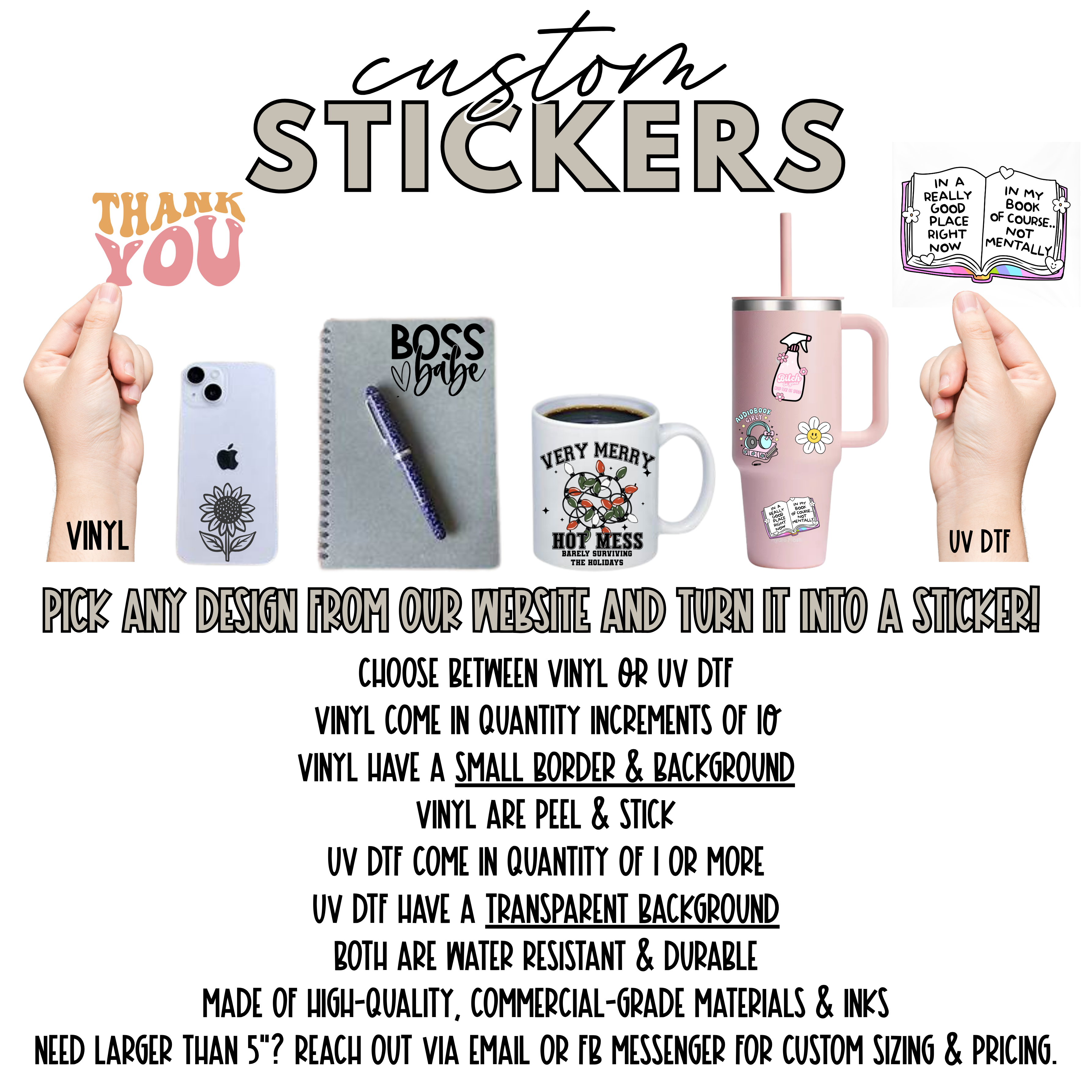 Customize Sticker – Around the Bend Design Co.